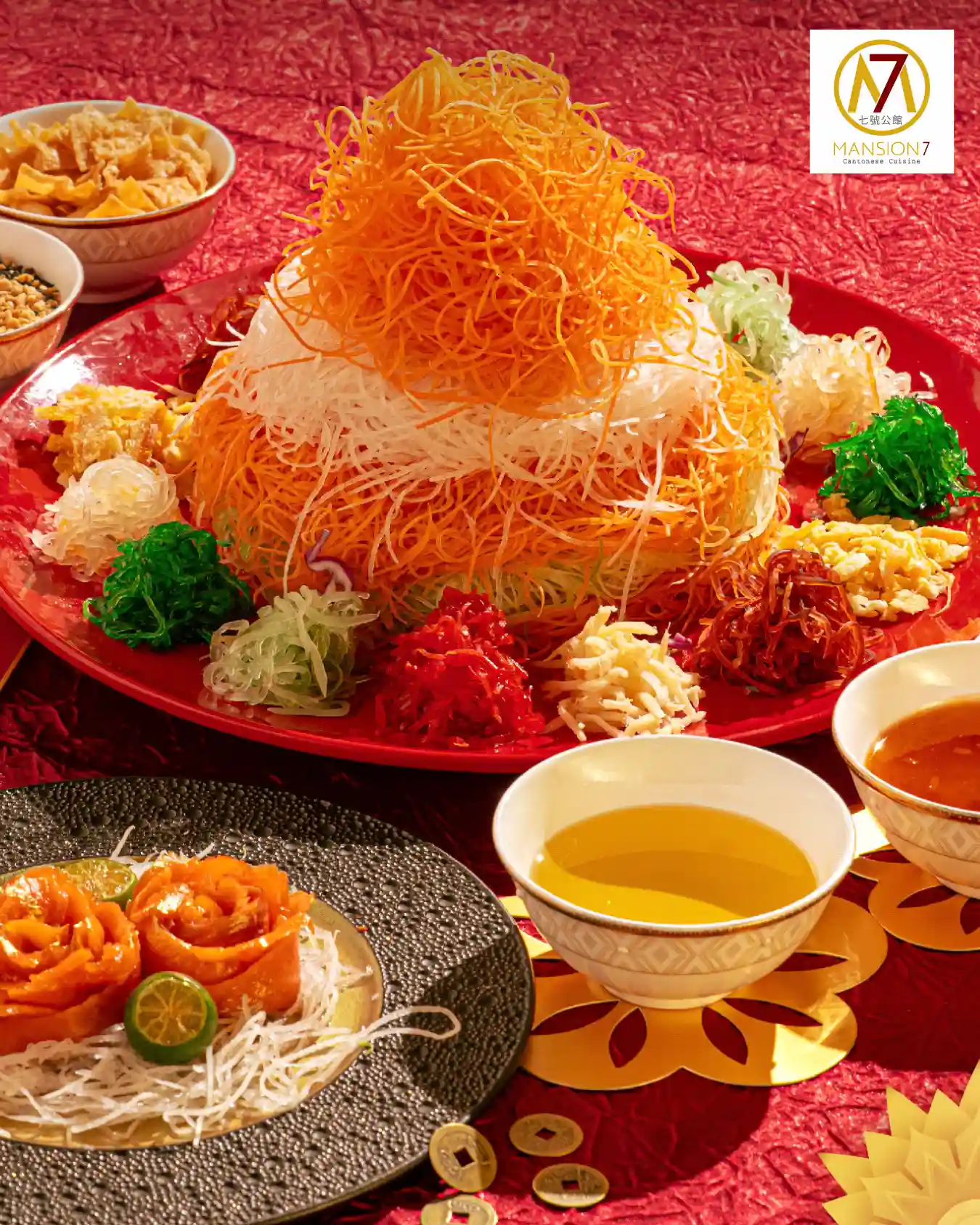 Host Your Chinese New Year 2026 Lo Hei Dinner in Cantonese Style | Mansion7